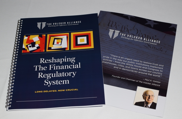 Reshaping the Financial Regulatory System | The Volcker Alliance