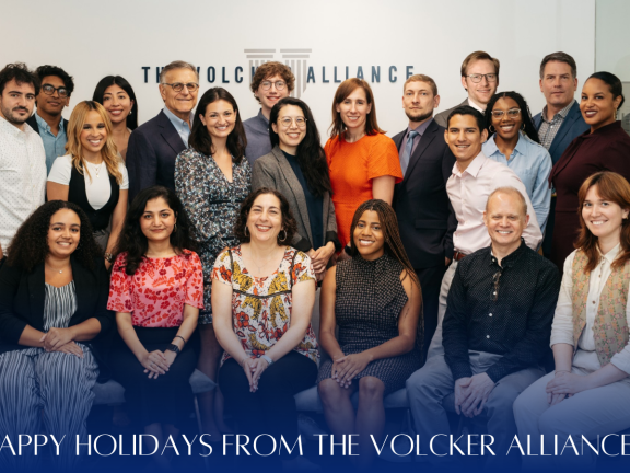 Year-End Reflection from the President | The Volcker Alliance